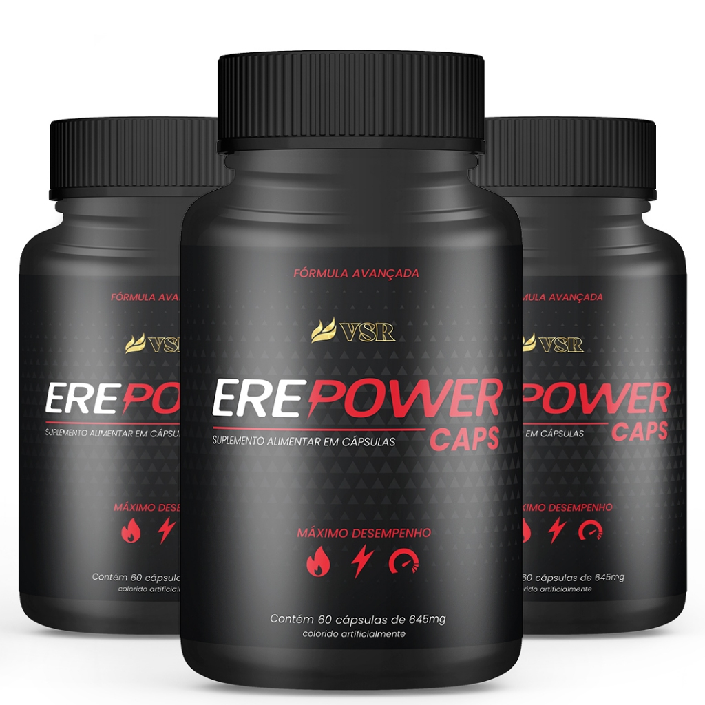 Kit 3 Erepower Original Formula Avançada 180 Cápsulas Loja Oficial Ere ...