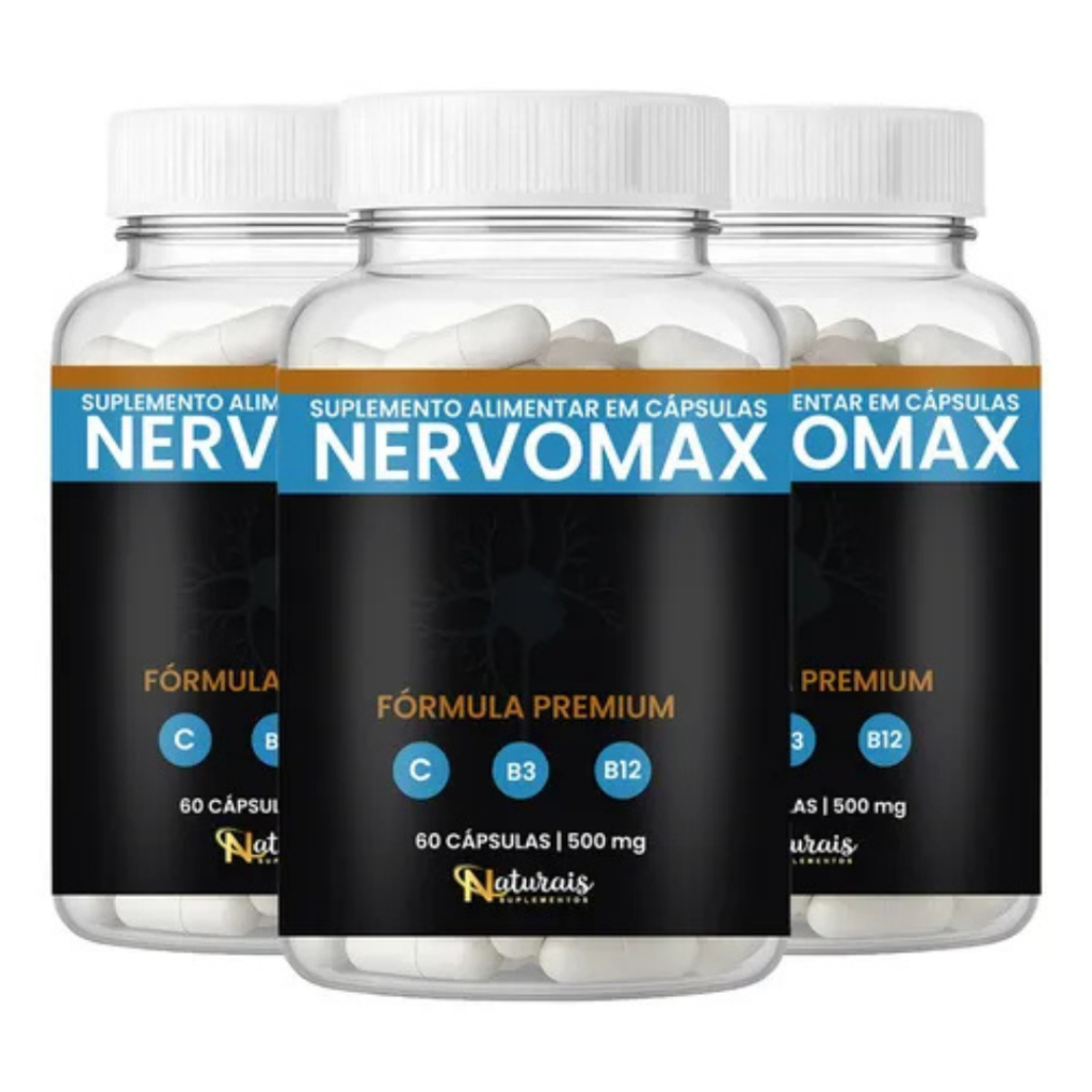 Nervomax Original 60 Cápsulas Formula Premium Loja Oficial | Shopee Brasil