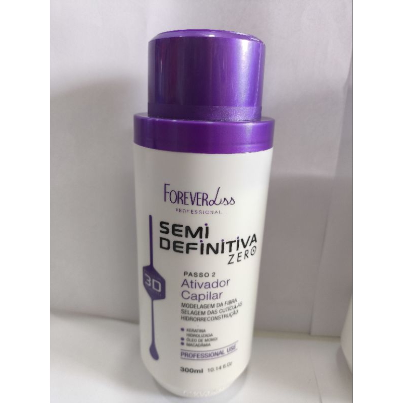 Forever Liss Semi Definitiva Zero - Passo 2 Ativador Capilar 300ml ...