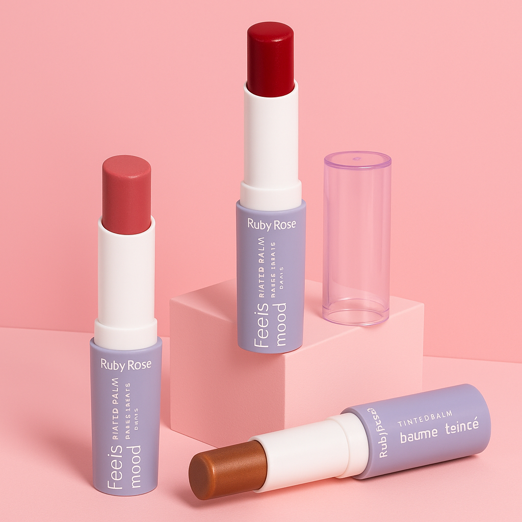 Hidratante Tinted Balm Feel Mood Balm Nutritivo Com Cor Ruby Rose Feels Mood | Shopee Brasil