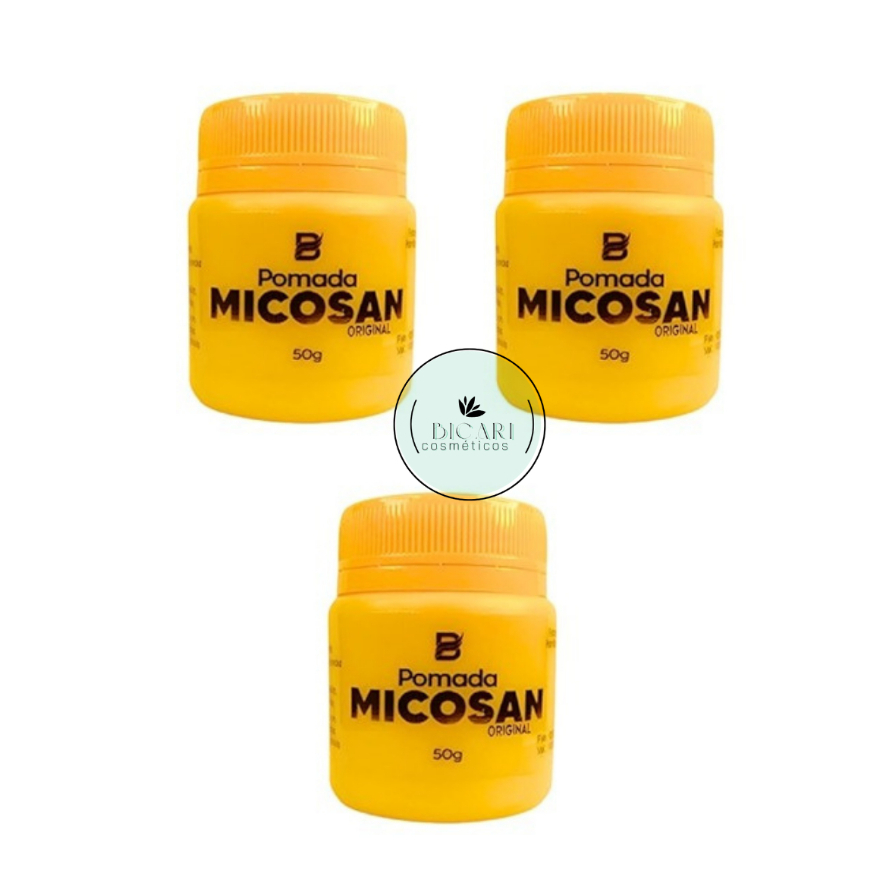 3 UN Pomada Micosan Original - Para Micoses e Clareador de Manchas 50g ...