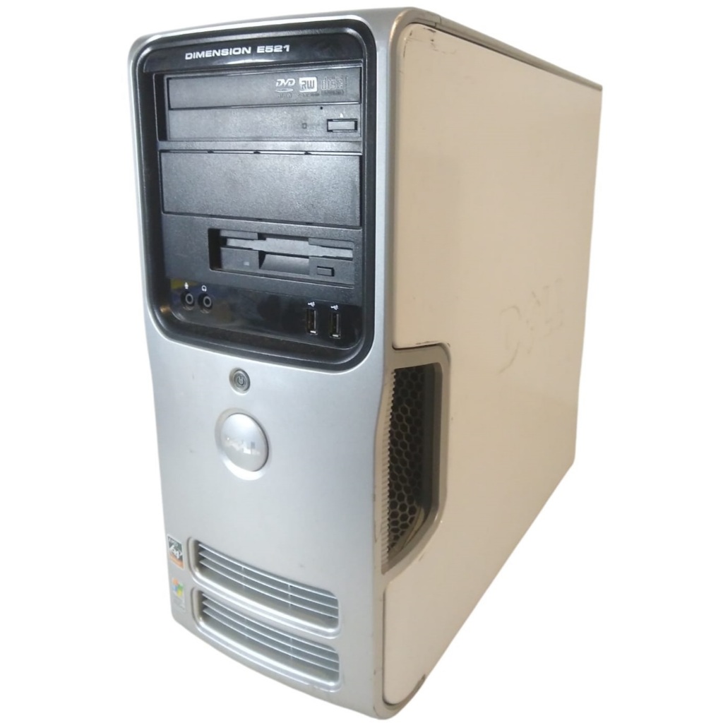 Gabinete CPU Desktop PC Dell Dimension E521 + Fonte + Gravador + Ram | Shopee Brasil