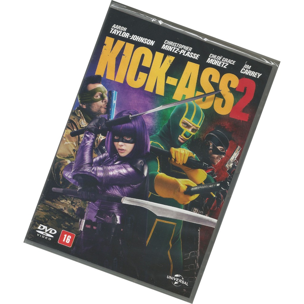 Kick-ass 2 Com Chloe Grace Moretz Dvd Lacrado | Shopee Brasil