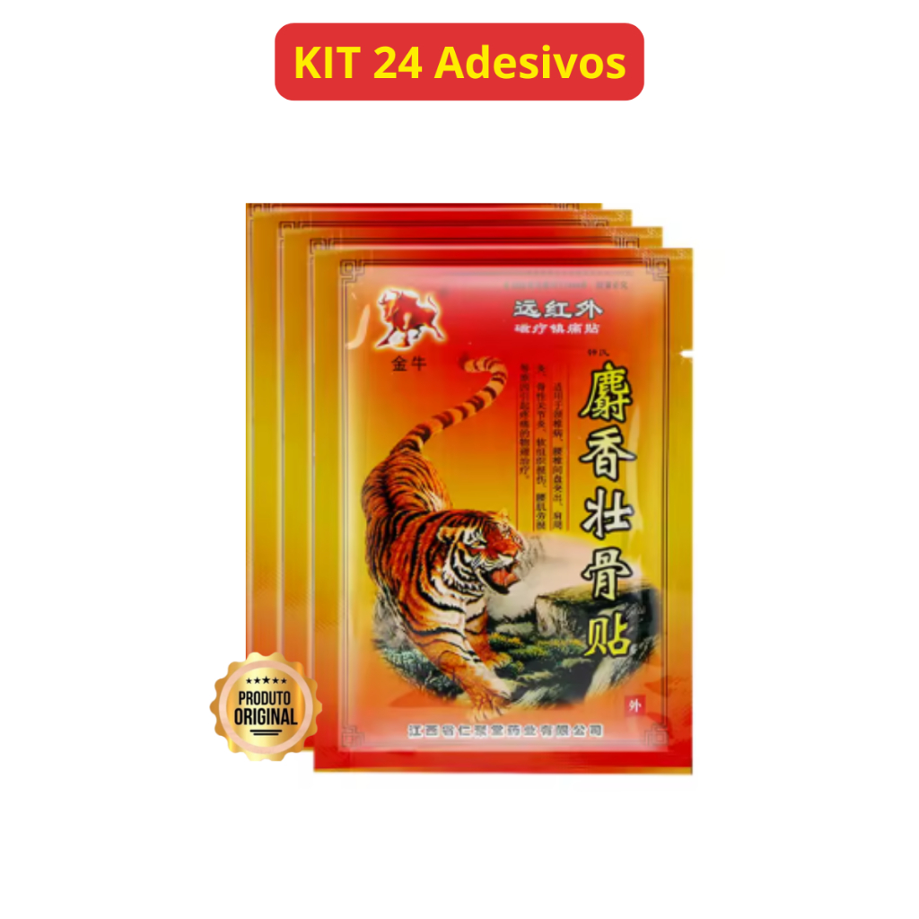 Salonpas Tigre Chines Emplastro Adesivo Alivio Dores Musculares Kit 24 ...