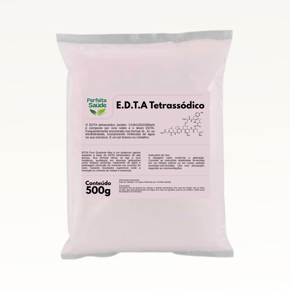 EDTA Tetrassódico - 500g | Shopee Brasil