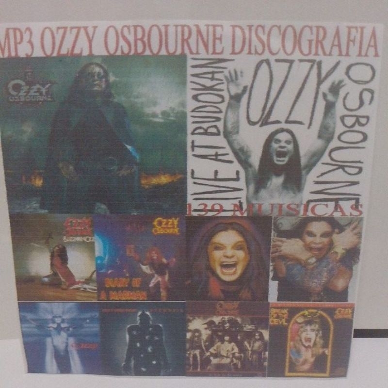 MP3 Ozzy Osbourne discografia | Shopee Brasil
