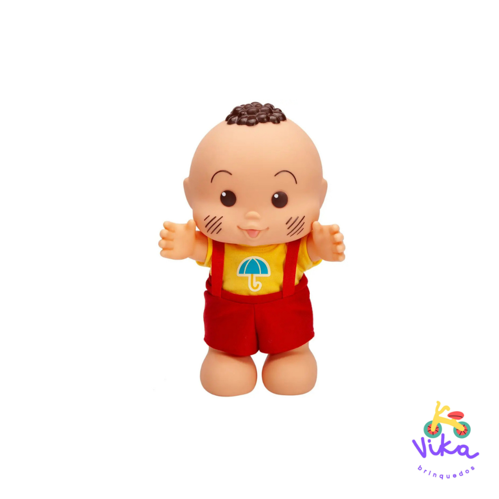 Boneco Cascão Turma da Mônica Iti Malia Baby Brink em Vinil | Shopee Brasil