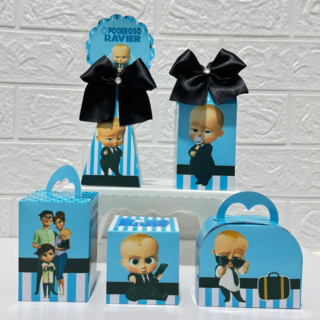 Kit Festa O Poderoso Chefinho - Lembrancinhas Personalizadas - Caixas ...