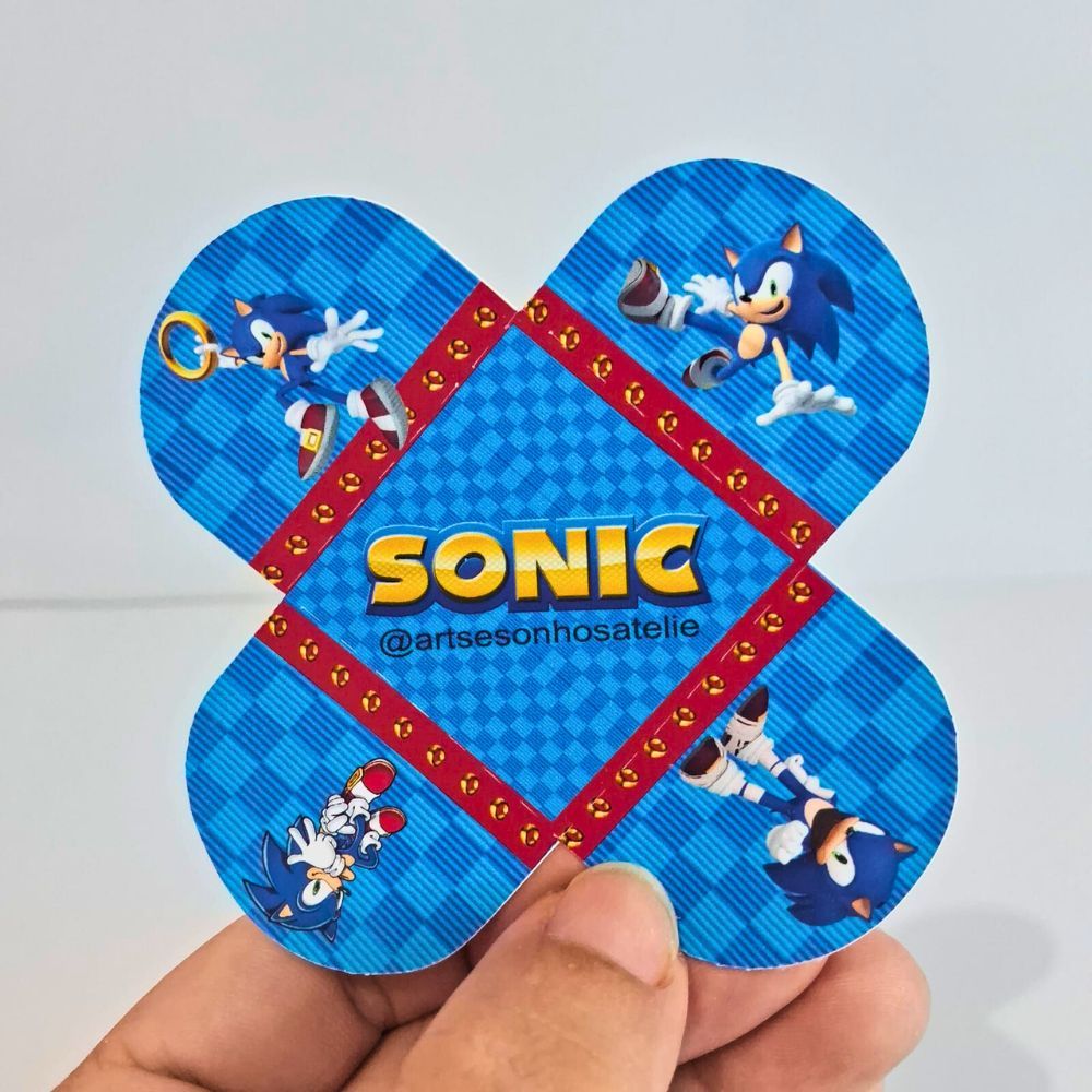 Forminhas Para Doces Sonic - Brigadeiro - Personalizados - Lembrancinha ...