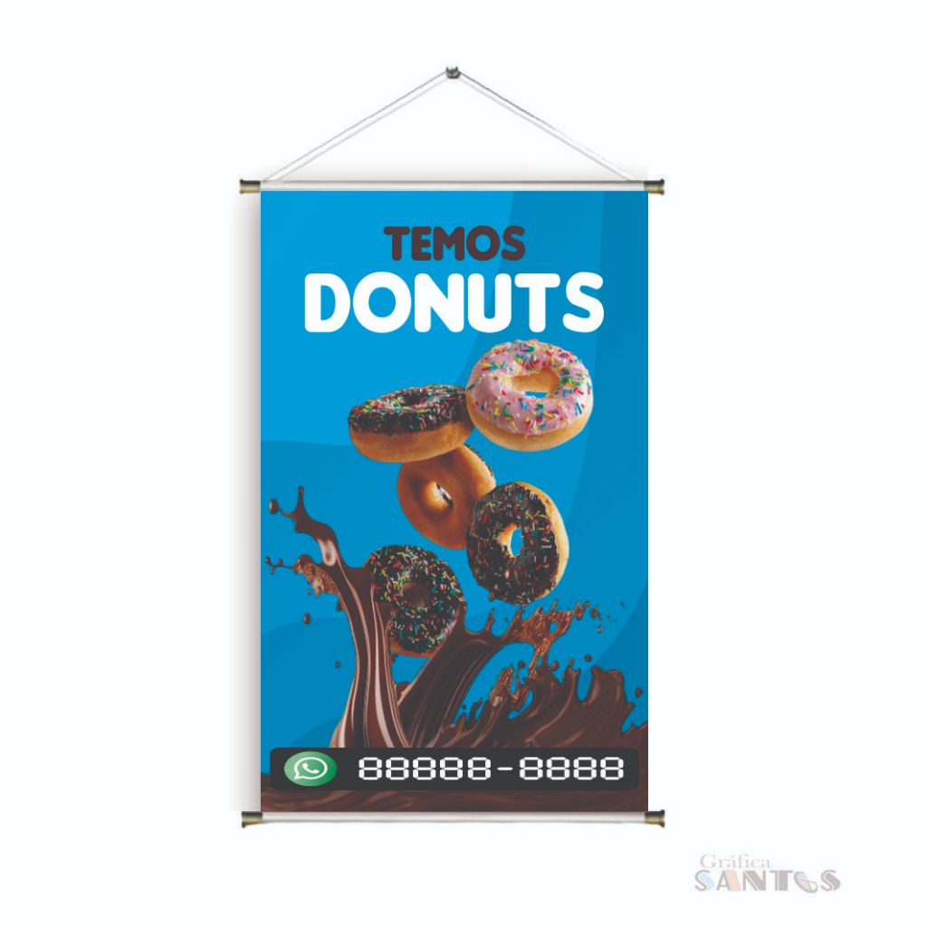 Banner pronto Donuts BA 505 (arte Pronta) | Shopee Brasil