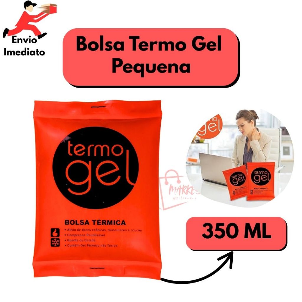 Bolsa Térmica Termo Gel Pequena 350 ML Para Compressa Alivio Nas Dores ...