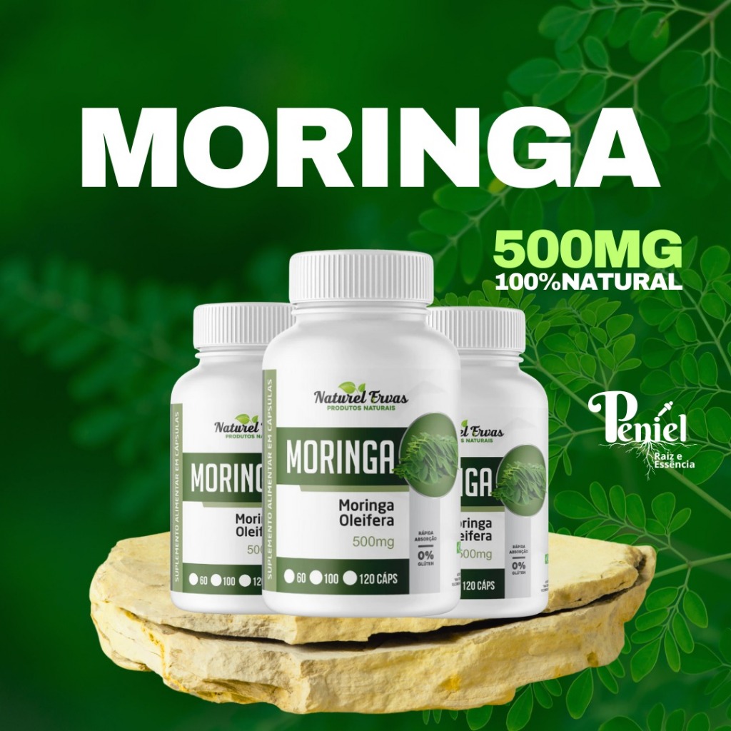 Moringa Planta Oleifera 120 Capsulas 100% Pura planta da vida | Shopee ...