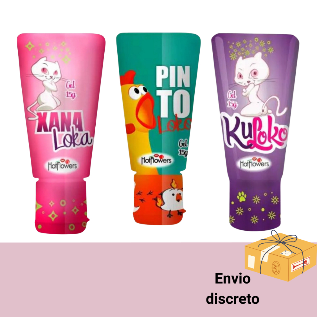 Kit Gel Excitantes Pinto Loko Xana Loka Kuloko Estimulante Peniano ...