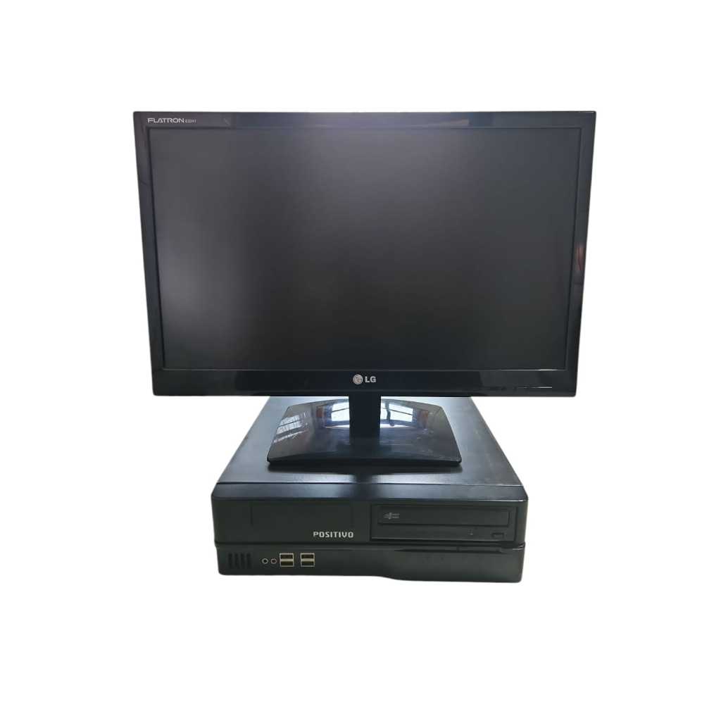 Computador Core i5 8GB 320HD Windows 10 Pro + Office + Monitor LED 21,5 ...