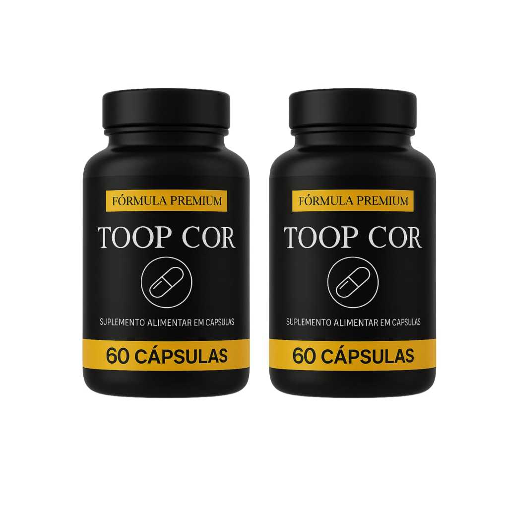 2x Toop Cor Capsulas Original - Nova Formula Premium - Pote 120caps ...