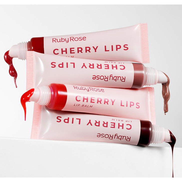 Lip Balm Cherry Ruby Rose - Hidratação com Sabor e Aroma Irresistível ...