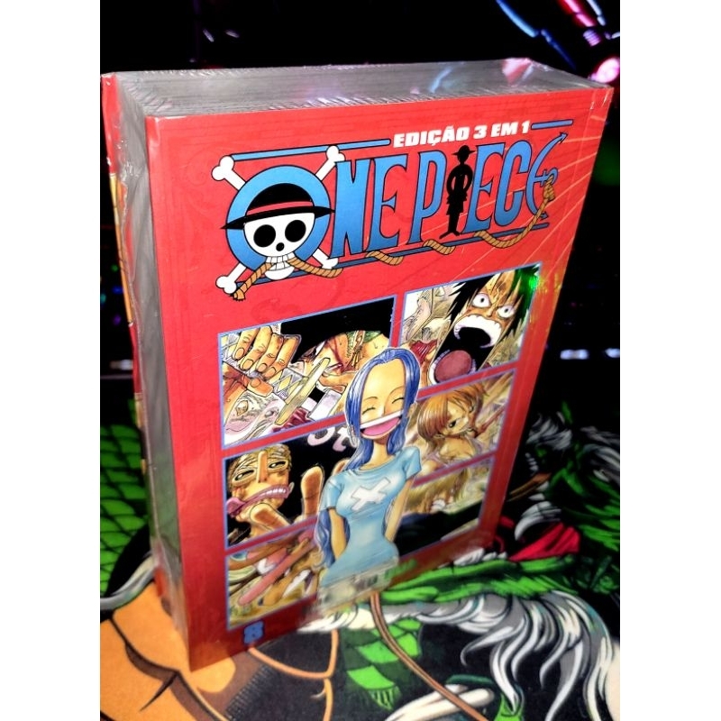 mangá One Piece 3 em 1 - vol 8 | Shopee Brasil