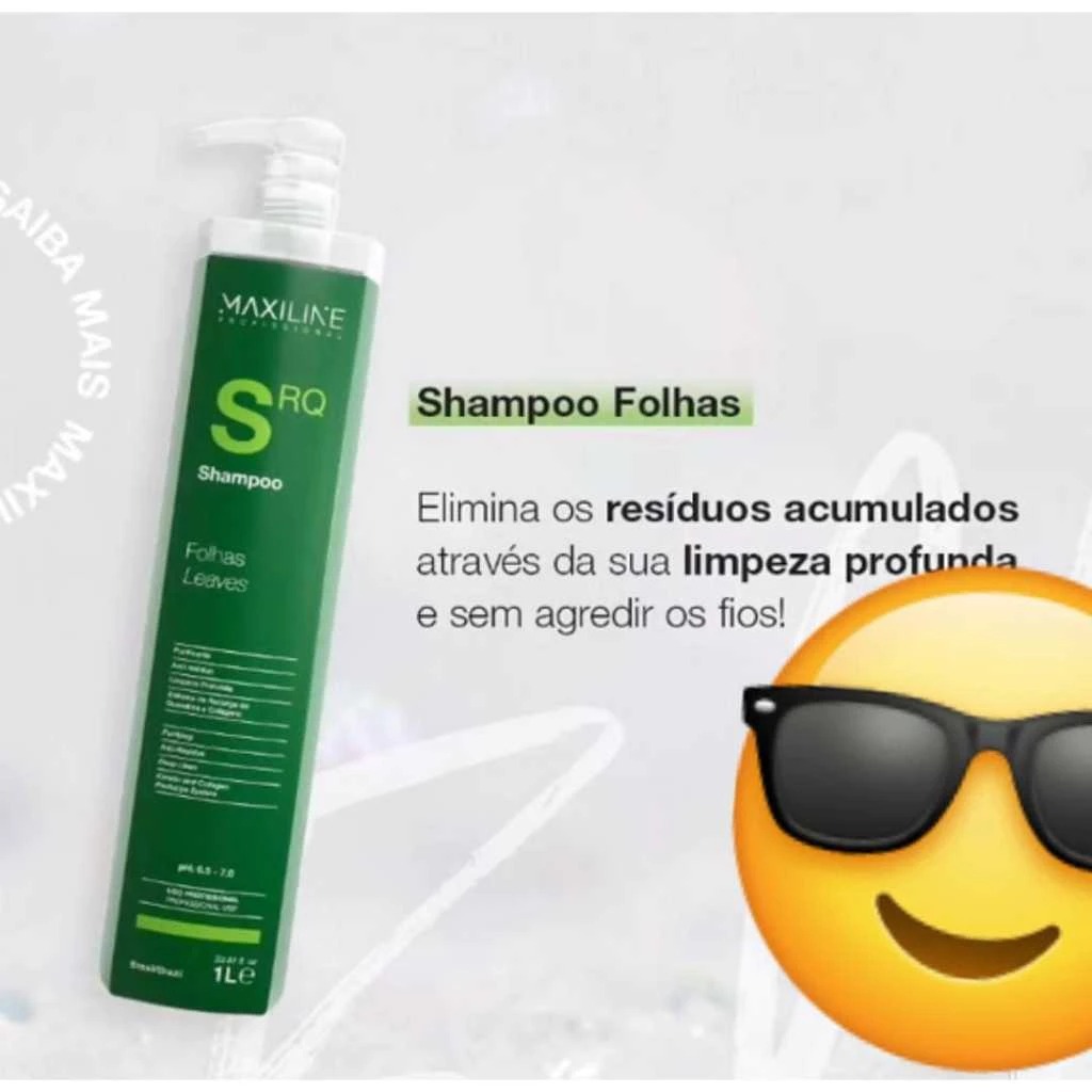 Shampoo Folhas 1L - Maxiline | Shopee Brasil