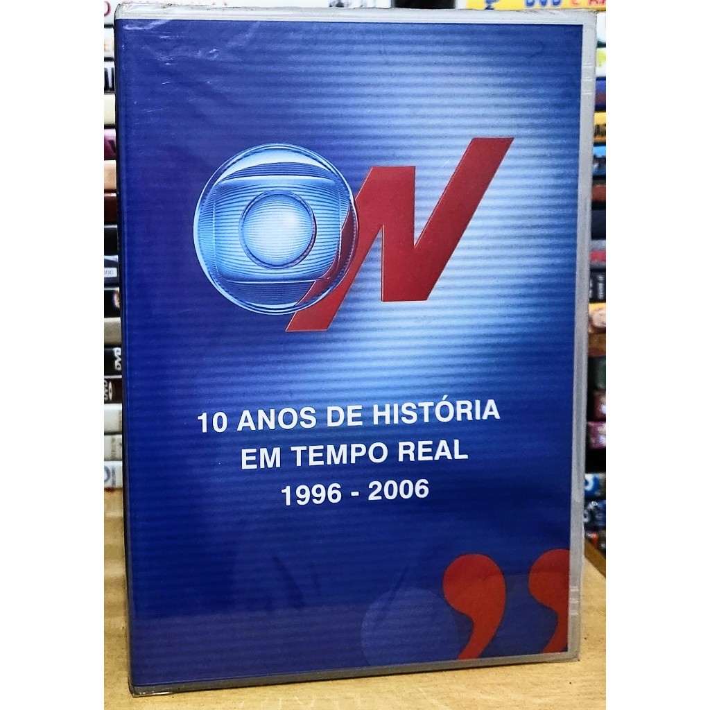 DVD Globo News 10 Anos de História em Tempo Real (Original Lacrado ...