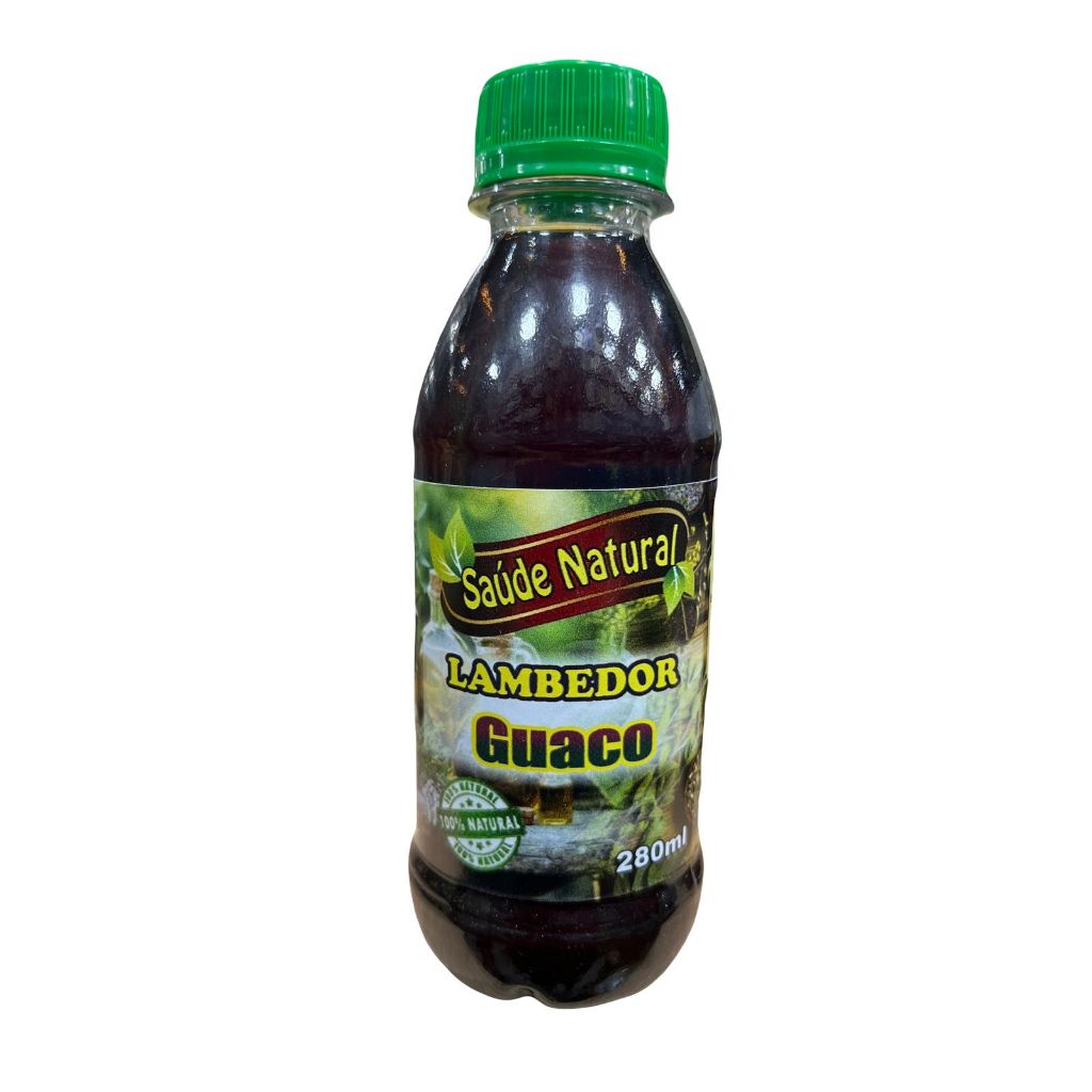 LAMBEDOR DE GUACO 280 ML - 100% NATURAL FEITO COM MEL | Shopee Brasil