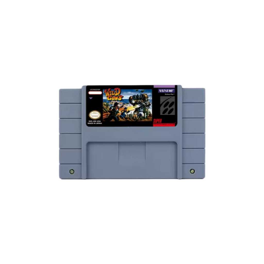 WILD GUNS SUPER NINTENDO (SNES) | Shopee Brasil