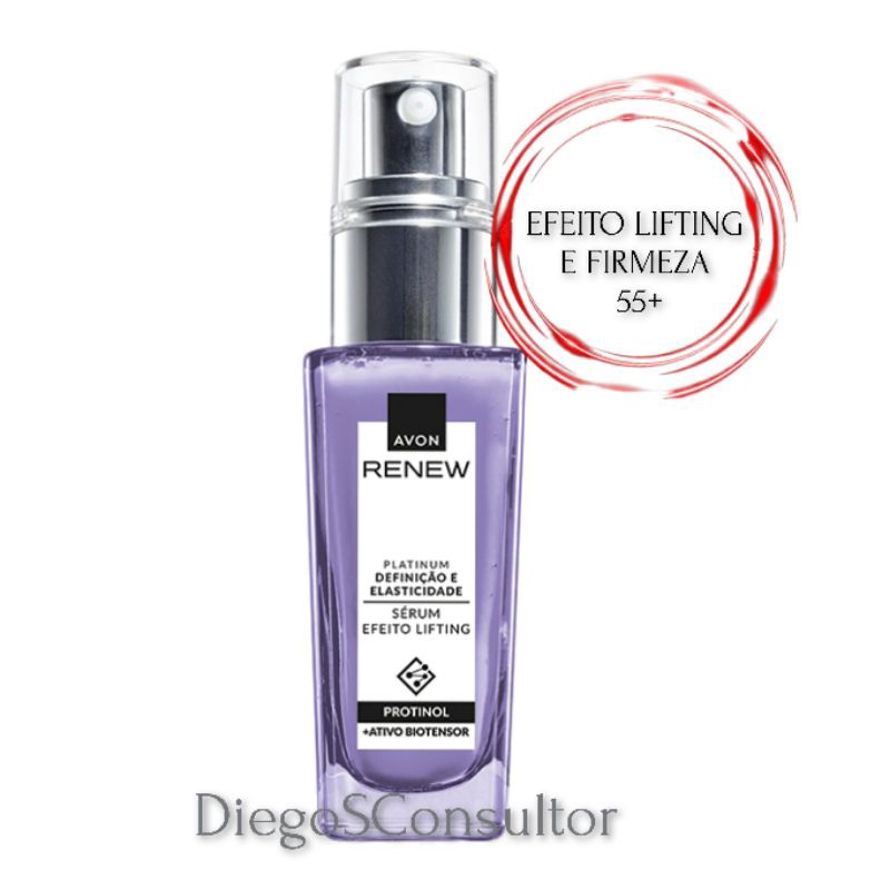 Renew Platinum Sérum Lifting e Firmeza, Lift Avon 30ml. | Shopee Brasil