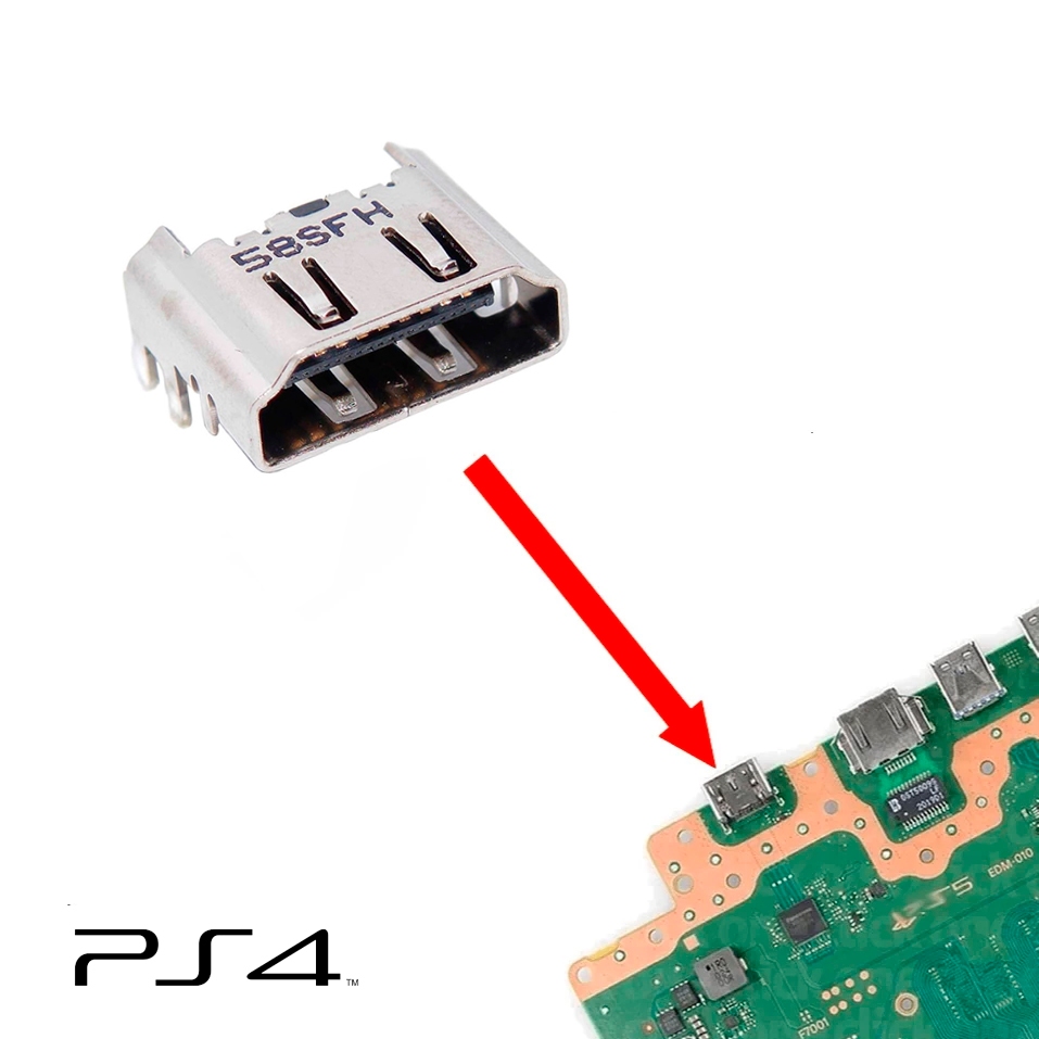 Conector Entrada Reparo HDMI para PS4 Fat | Shopee Brasil