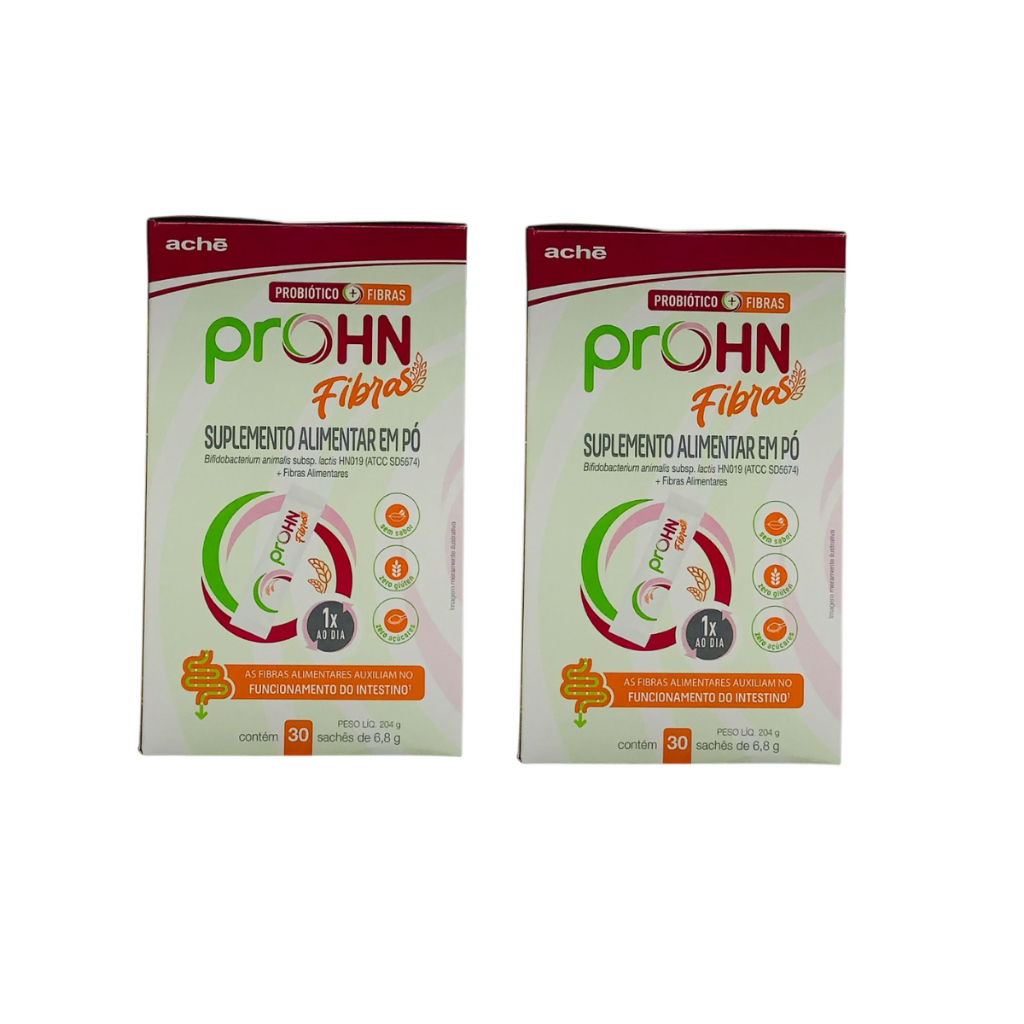2 Un Prohn Aché Fibras Com Probiótico 30 Sachês | Shopee Brasil