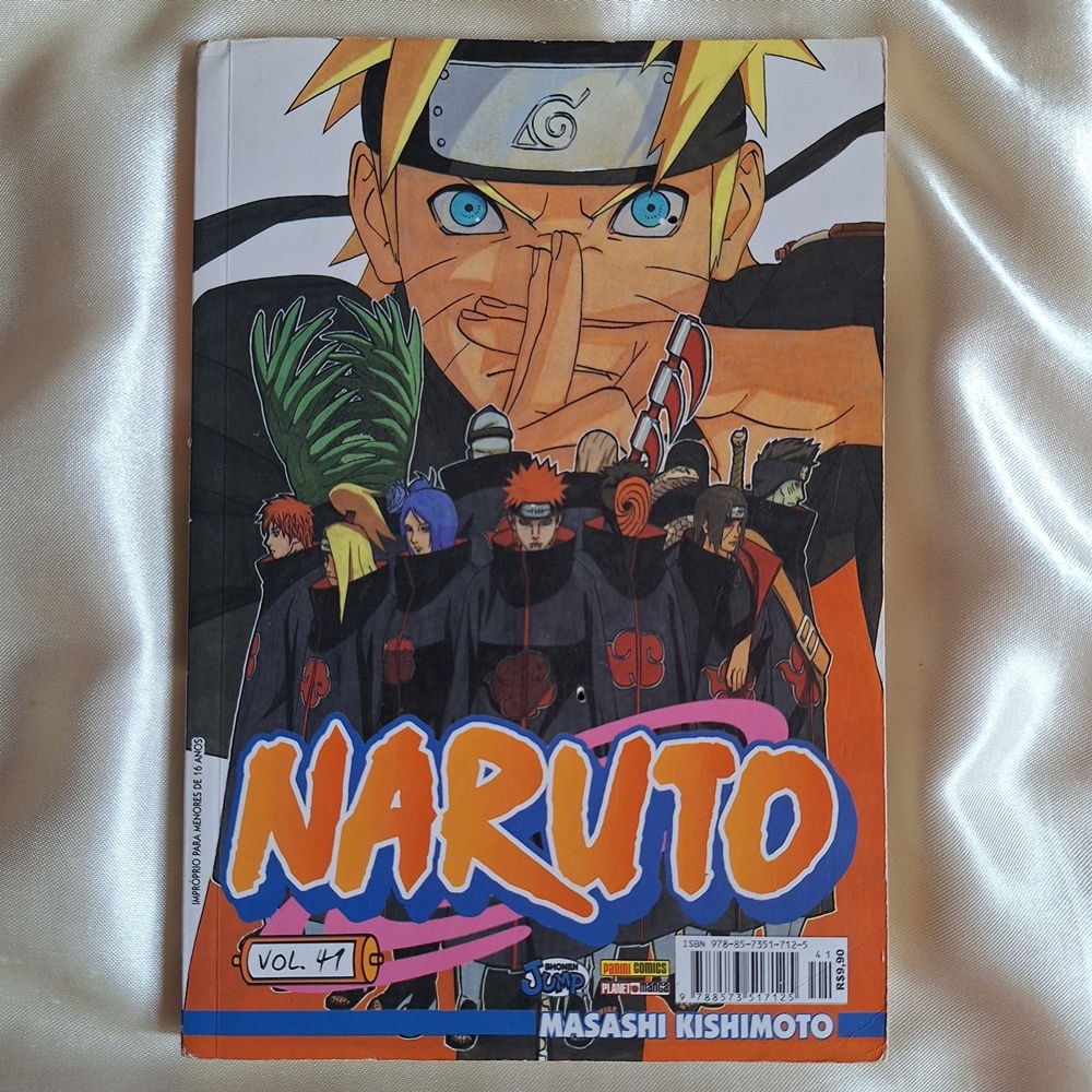 MANGÁ - NARUTO VOL. 41 - MASASHI KISHIMOTO (PANINI COMICS/PLANET MANGA) (2010) | Shopee Brasil
