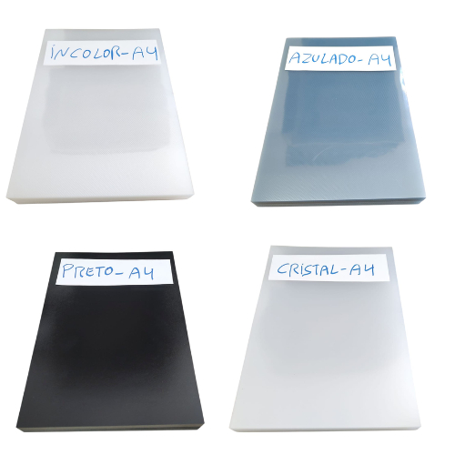 Capas para encadernação A4 pacote com 10 unidades | Shopee Brasil