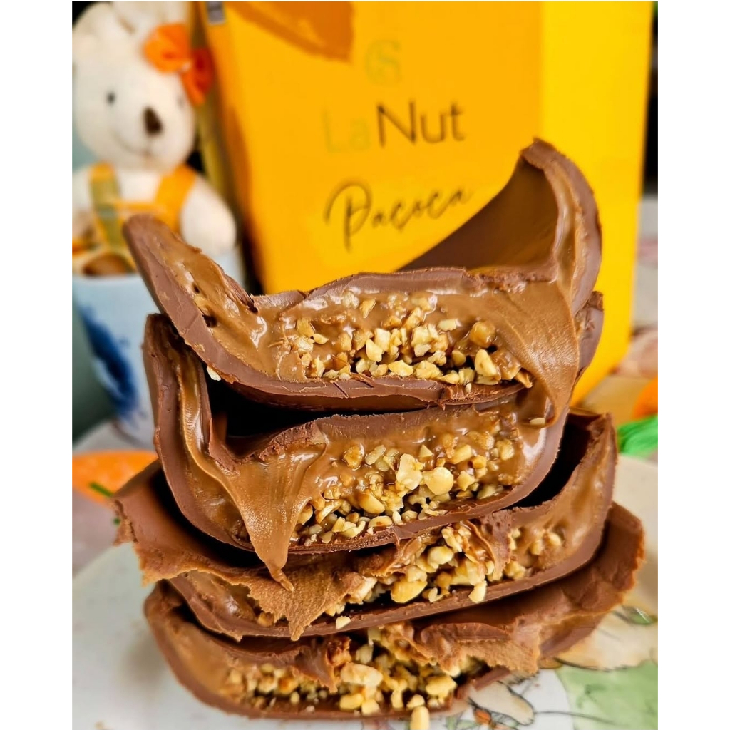 Ovo de Páscoa LaNut Paçoca 400g Cacau Show | Shopee Brasil