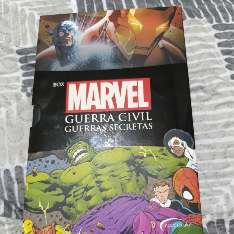 Box Livros Marvel - Guerra Civil / Guerras Secretas (inclui pôster ...