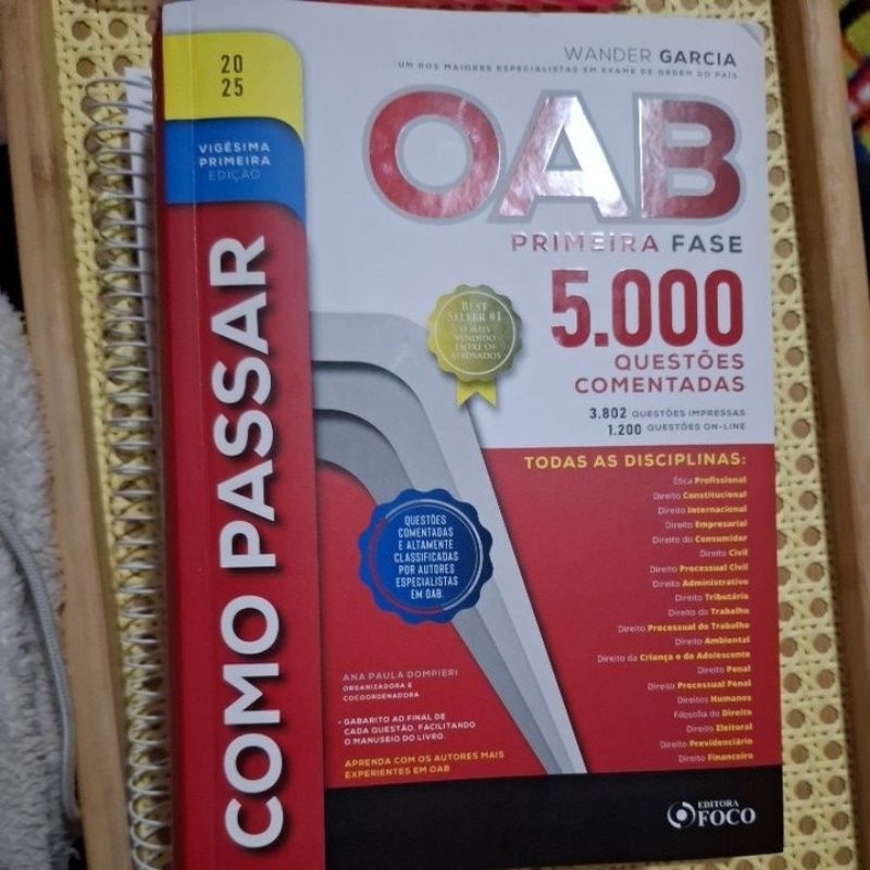 Como passar na OAB 2025 - 5000 questões | Shopee Brasil