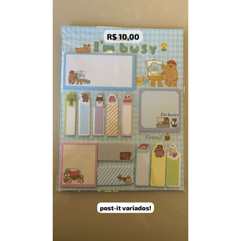 Mini Post it Fofo | Shopee Brasil