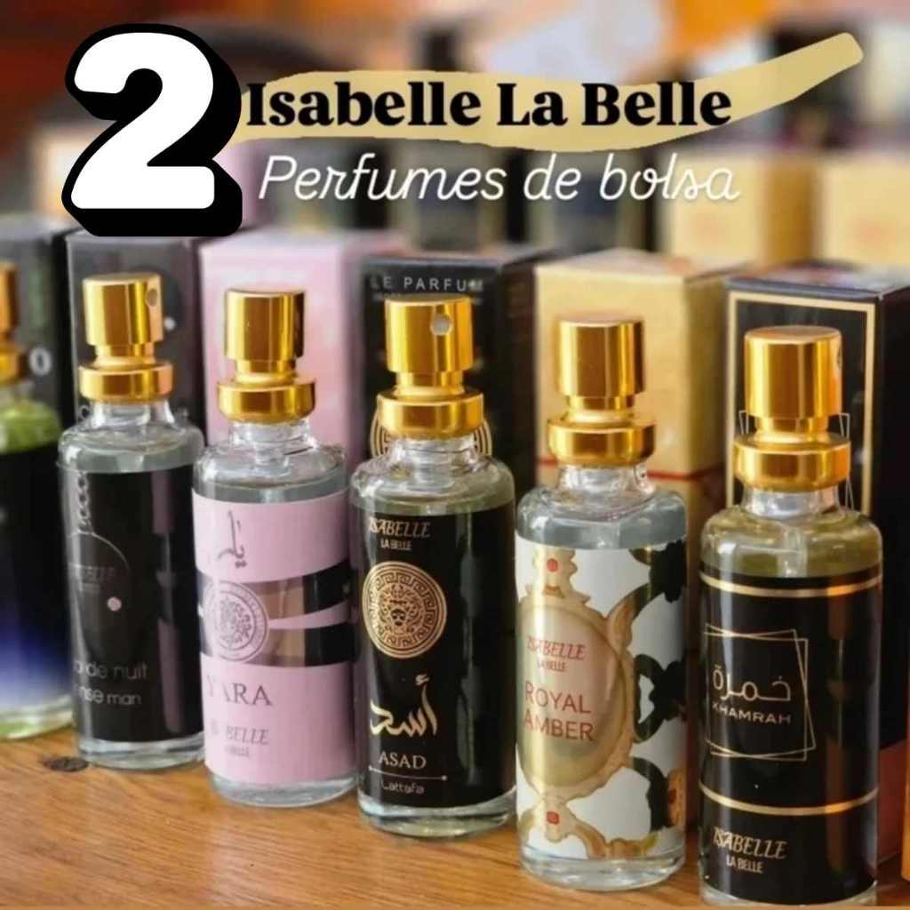 Perfumes Arabes Isabelle la Belle 15ml - Escolha o seu: Fakhar, Yara ...