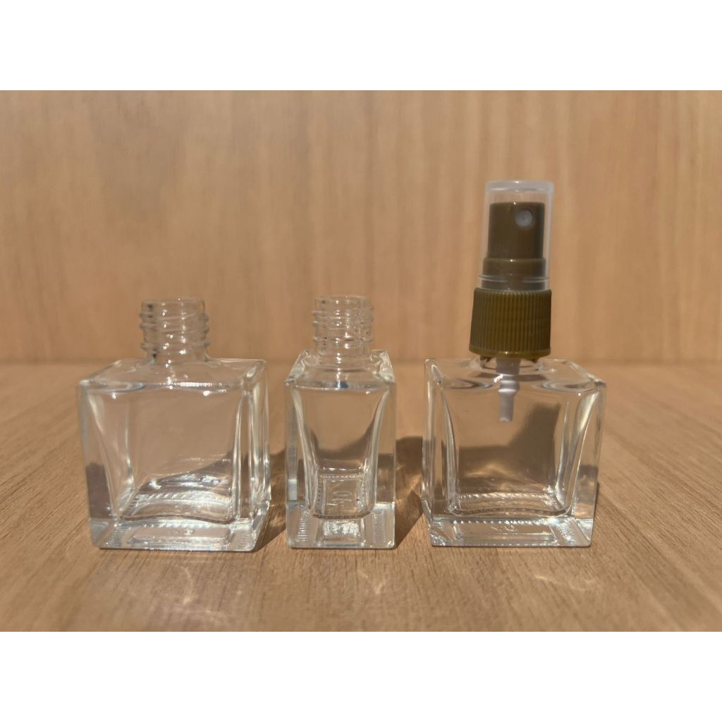 50 Frascos de Vidros 10ml Monsieur com Válvula Spray Dourada para ...