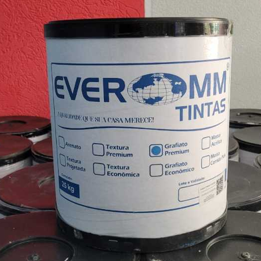 Grafiato Premium - Everomm Tintas 25Kg | Shopee Brasil