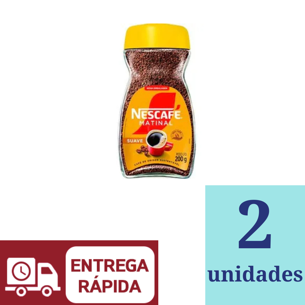 Café Solúvel Nescafé Matinal 200g – 2 UND | Shopee Brasil