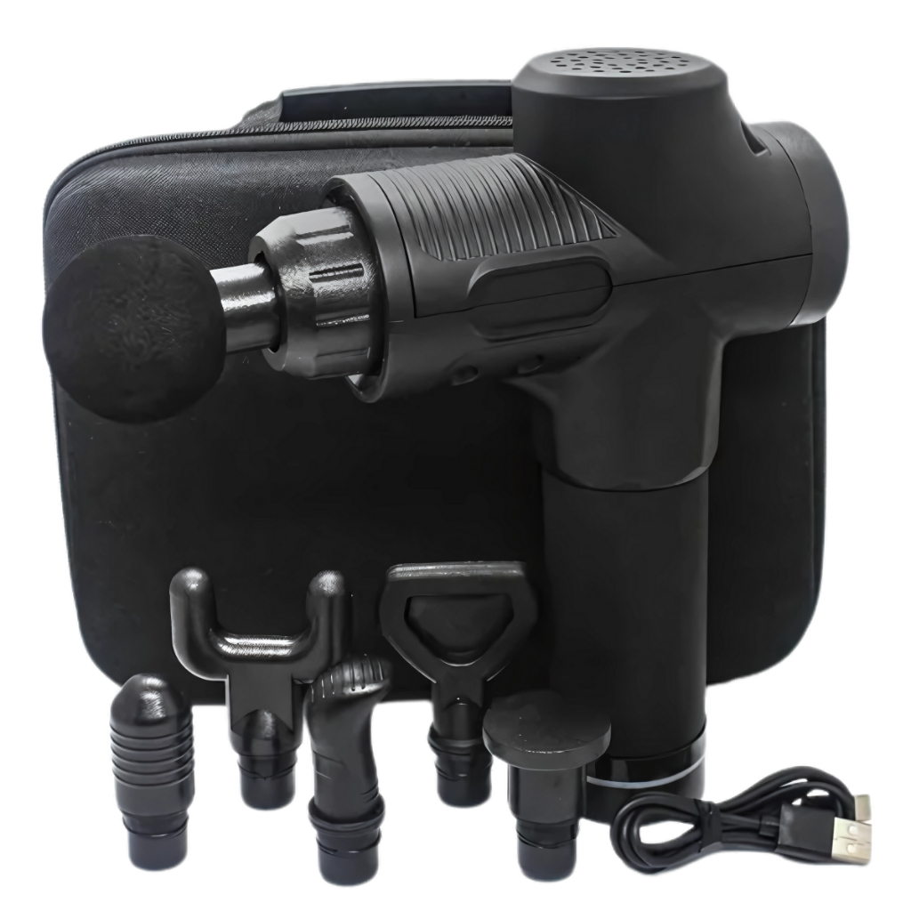 Pistola Massageadora Miofascial Profissional Preta | Shopee Brasil