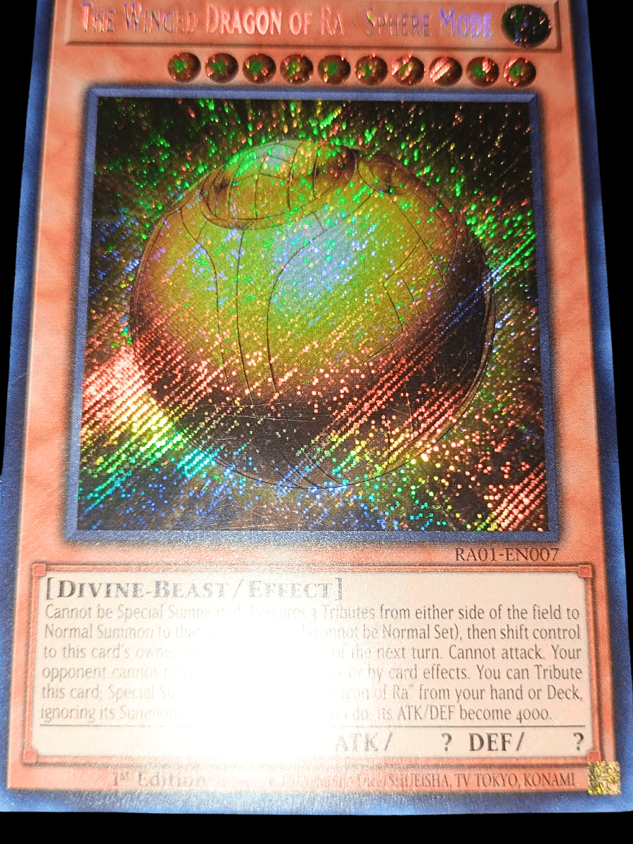Konami Yu-Gi-OH! The WInged Dragon Of Rá - Sphere Mode Secreta rara em Ingles | Shopee Brasil