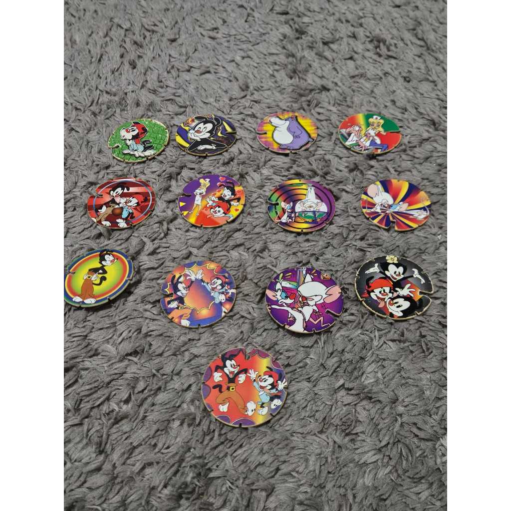 Lote com 13 Mega Tazo: Animaniacs - Elma Chips (Original) | Shopee Brasil