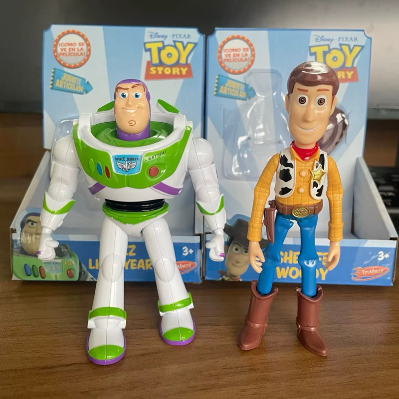 Boneco Toy Story Woody Buzz Articulável 13cm na caixa Disney ToyStory ...