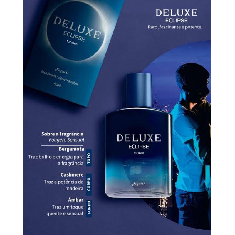Deluxe Men Eclipse Desodorante Colônia Masculina , 90 ml | Shopee Brasil