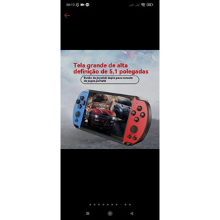 Videogame Portatil X5 PLUS Tela 4.8" PSP +10000 Jogos Retro 16GB,Console de Mão Memoria ...
