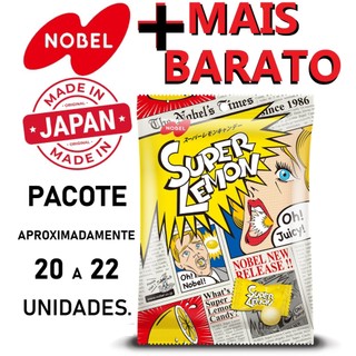 Bala SUPER LEMON 84g NOBEL 1 PACOTE Aproximadamente 20 a 22 unidades ...