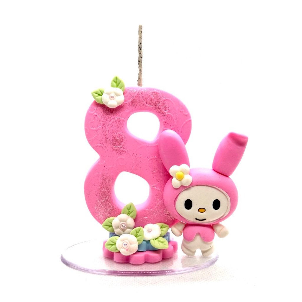 Vela Personalizada MY MELODY / Turma Hello Kitty / Vela Aniversário Biscuit / Topo de Bolo MY ...