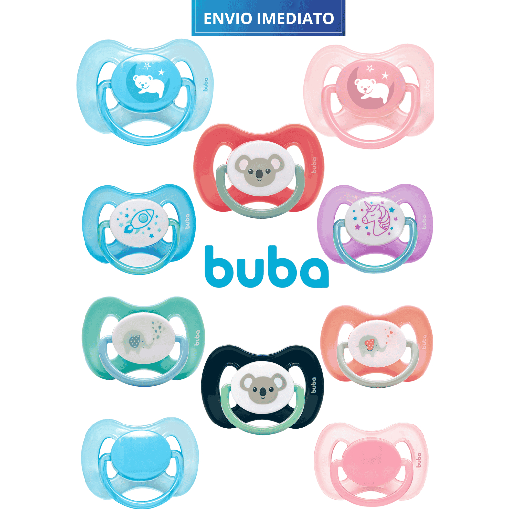 Chupeta Buba Comfort Tam. 2 | BPA Free | +6 meses | Silicone Ultra Soft ...
