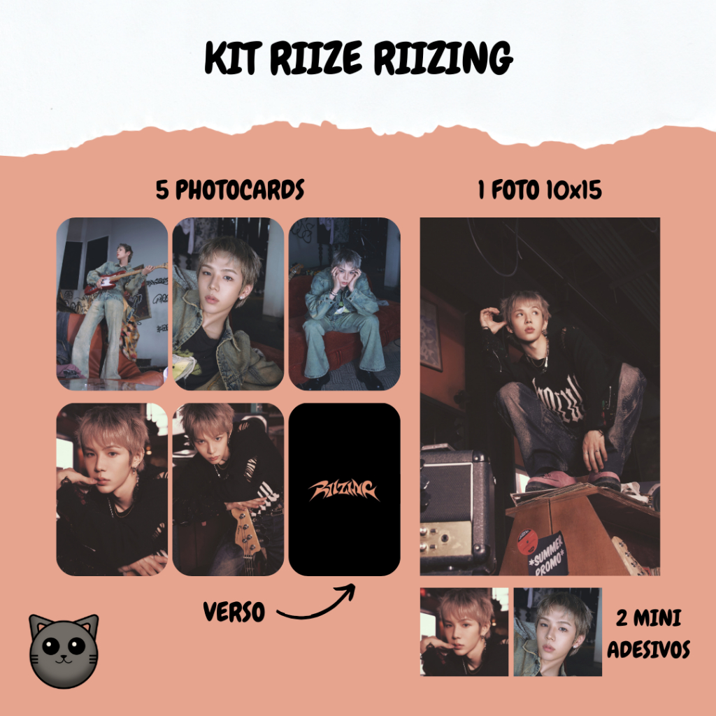 KIT RIIZE RIIZING - BIAS OU GRUPO | Shopee Brasil