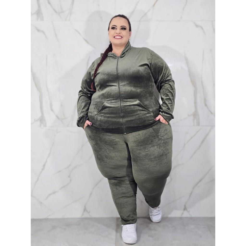 Conjunto Plush Plus Size Tamanho Grande | Shopee Brasil