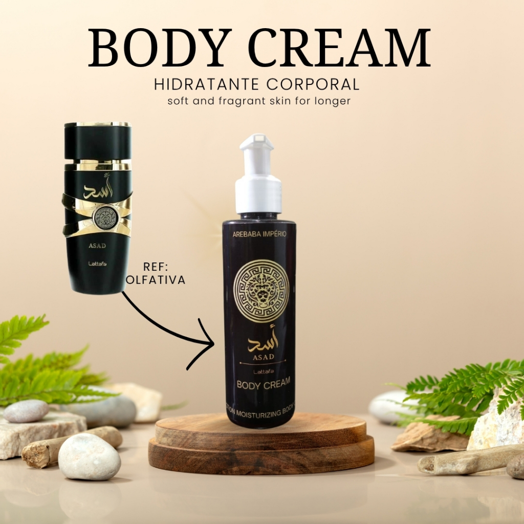 Creme Corporal Asad Lattafa Body Cream | Shopee Brasil